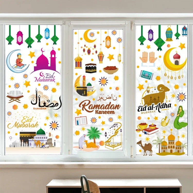 Ramadan and Eid window stickers – My Islamic Celebration